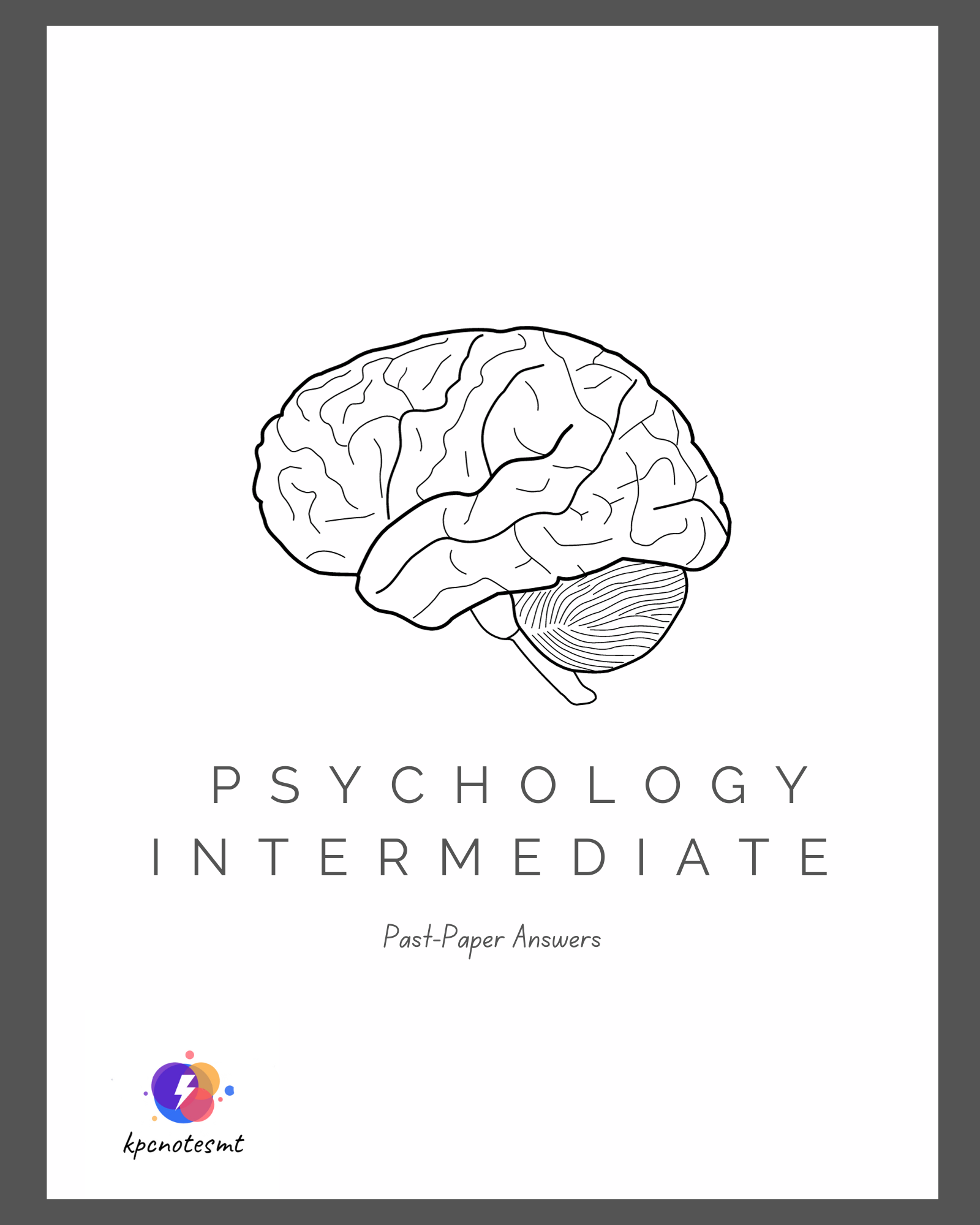 Psychology Past Paper Guide (2014-2023) - Master MATSEC Exams – kpcnotesmt