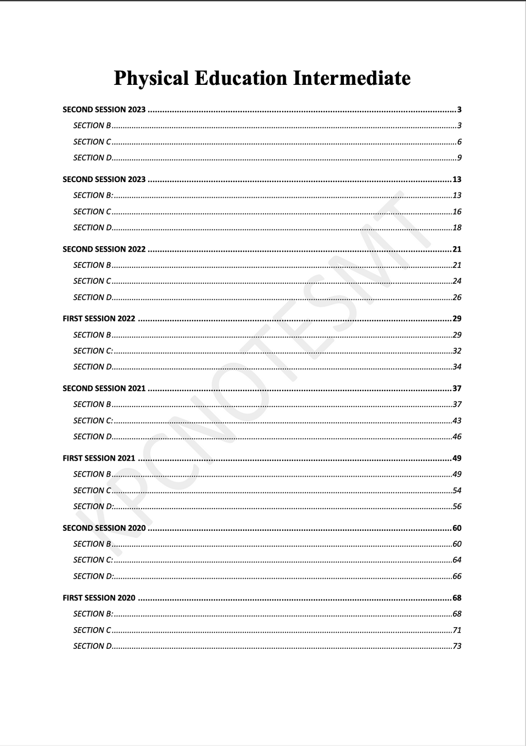 KPC Notes Malta - MATSEC Standard Answers to AM, IM & SEC Pastpapers ...